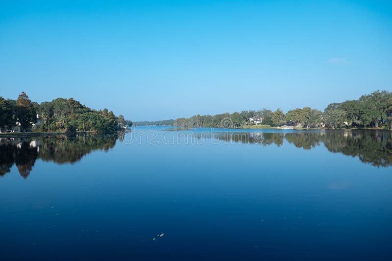 Perfect Mirror Reflection Formed by a River Stock Photo - Image of ...