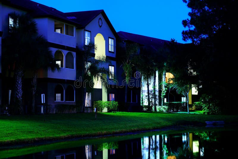 Perfect Mirror Reflection of House from Pond Stock Photo - Image of ...