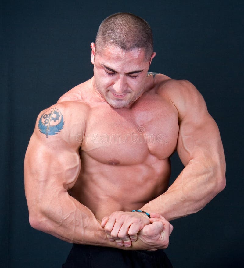 The Perfect Muscular Male Body Stock Photo - Image of perfect, back ...