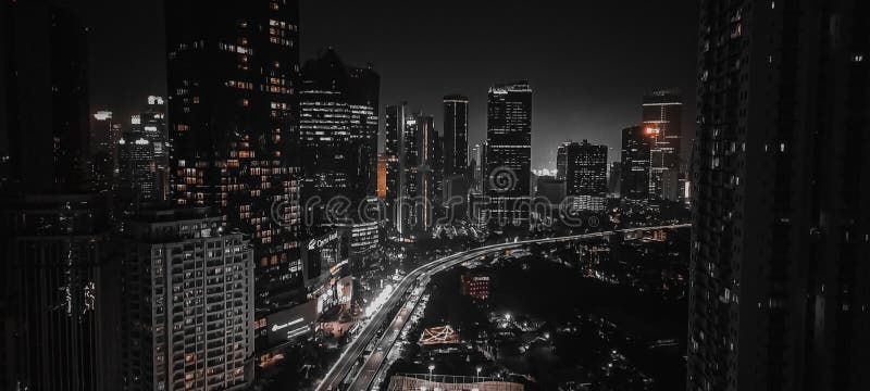 A Perfect Night in No Sleeping City Stock Photo - Image of city ...
