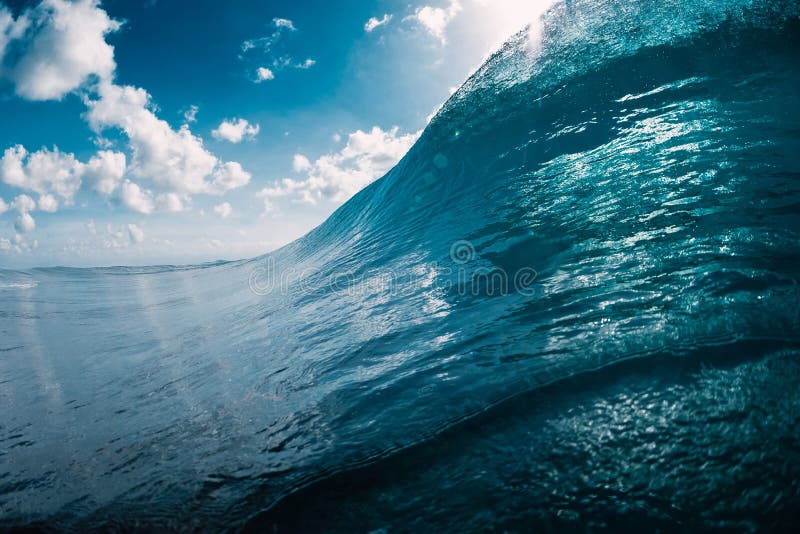 Perfect Ocean Water Wave stock image. Image of coastal - 9340303