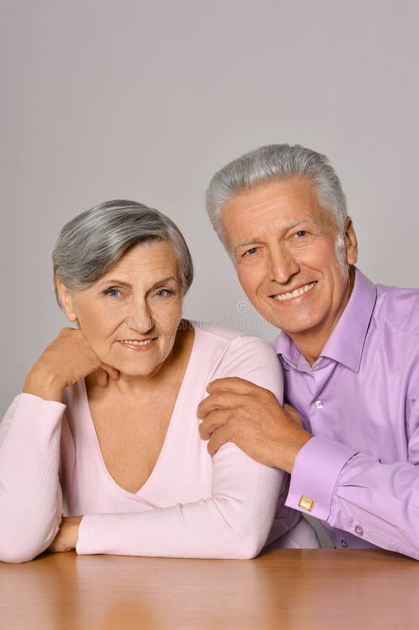 Perfect old couple stock photo. Image of hugs, happiness - 60008792
