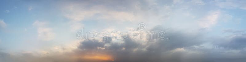 Perfect Pastel Color Sky Clouds Background Stock Image - Image of ...