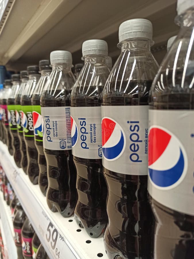 Perfect Pepsi Line on Auchan Editorial Photography - Image of auchan ...