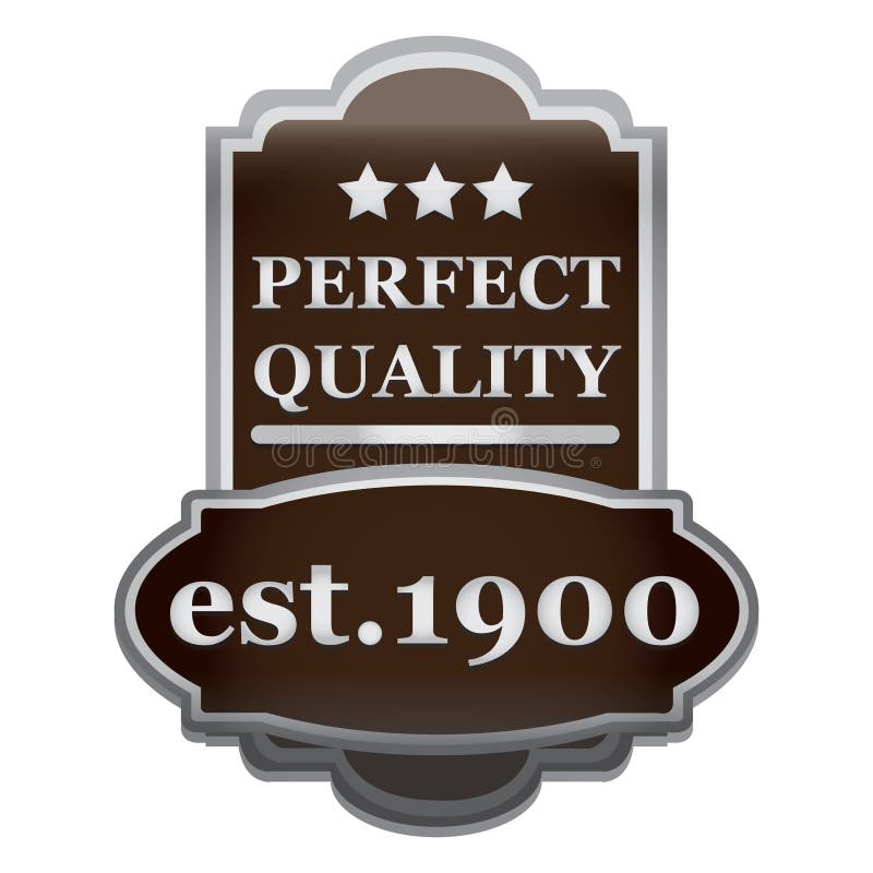 Perfect Quality Label. Vector Illustration Decorative Design Stock ...