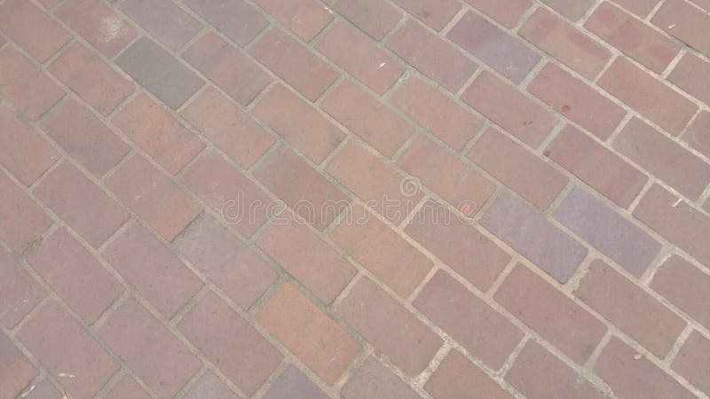 Angled Weathered Pinkish Red Brick Background Stock Image - Image of ...