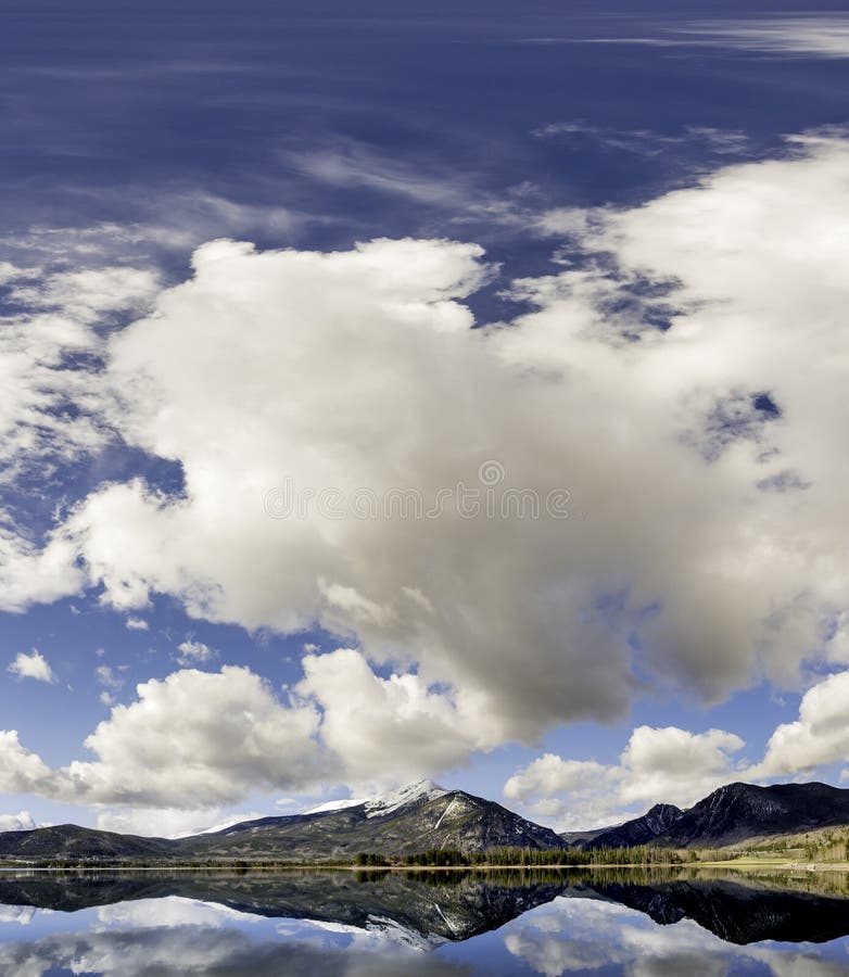 Perfect Reflections in a Lake Colorado Stock Photo - Image of rockies ...