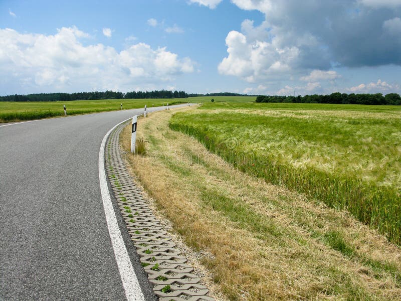 Perfect road stock photo. Image of bend, landscape, scenery - 19529770