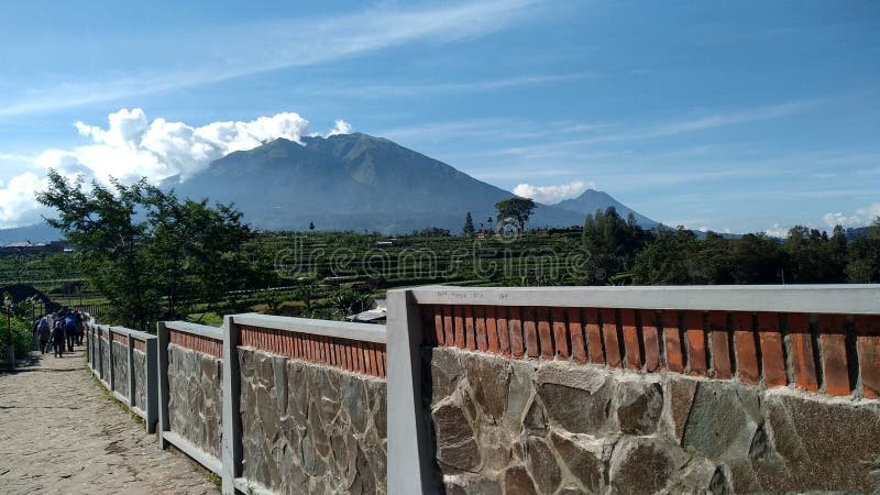 A Perfect Scenery from Village in Central Java Indonesia Asia. Stock ...