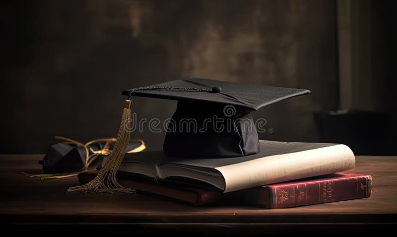 The Perfect Setup for a Graduation Photo: Cap, Diploma and Books ...