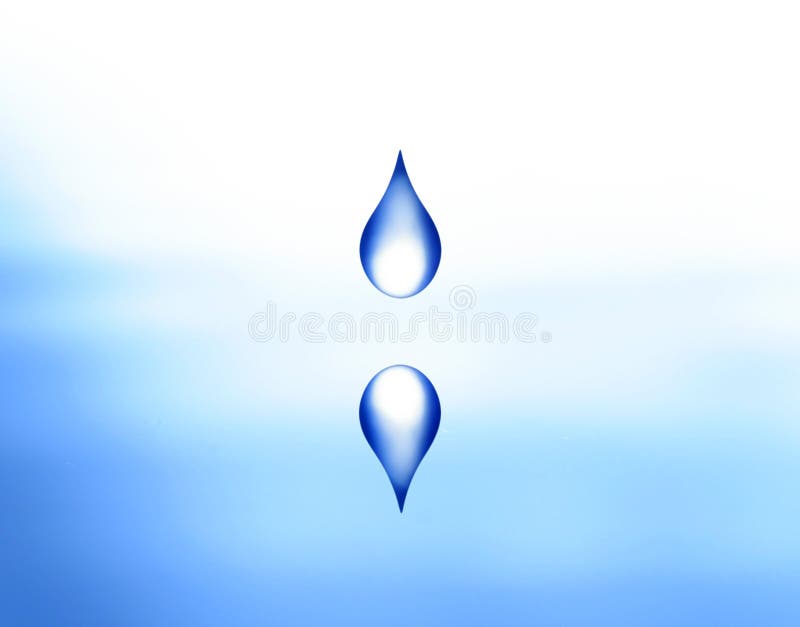 The Perfect Shape of a Drop Stock Illustration - Illustration of ...