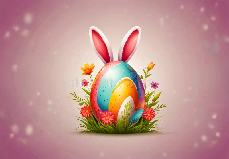 Perfect for Sharing Easter Greetings with Loved Ones. Stock ...