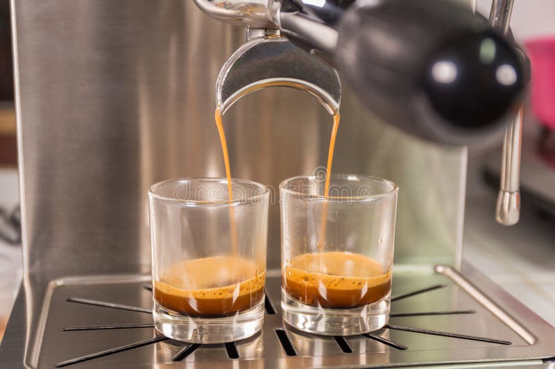 Perfect shot of espresso stock photo. Image of caffeine - 66810126
