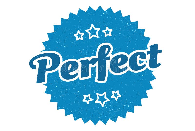 Perfect Sign. Perfect Vintage Retro Label Stock Vector - Illustration ...