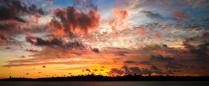 Perfect Sky stock photo. Image of sunrise, mentawai, orange - 4998880