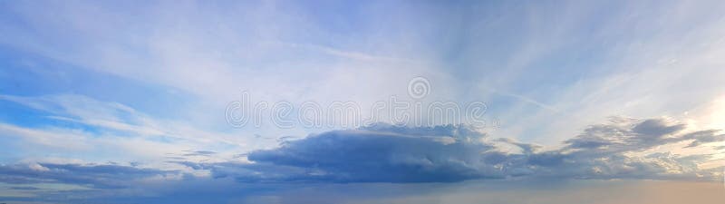 Perfect Sky Clouds Panoramic Background. Beautiful Sky Clouds, Clouds ...