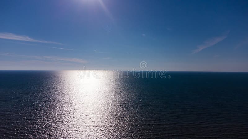 Perfect Sky and Water of Ocean Stock Photo - Image of heaven, clear ...