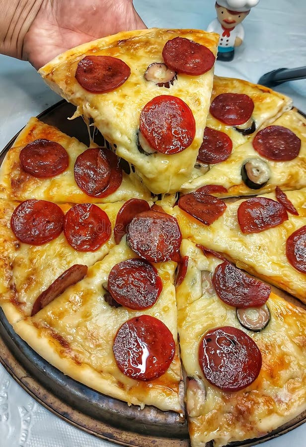 Perfect Slice: Pizza Perfection - Pizza Lovers - Delicious Stock Photo - Image of perfect ...