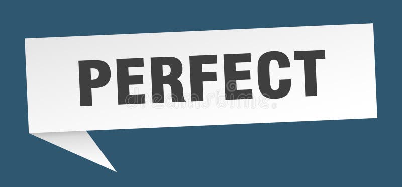 Perfect speech bubble. stock vector. Illustration of white - 154053998