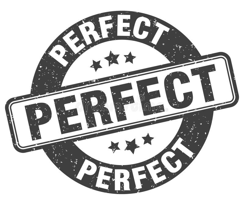 Perfect Stamp. Perfect Label. Round Grunge Sign Stock Vector ...