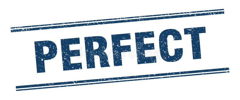 Perfect Stamp. Perfect Square Grunge Sign Stock Vector - Illustration ...