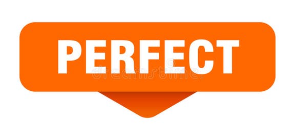 Perfect Sticker. Perfect Sign on Transparent Background Stock Vector ...