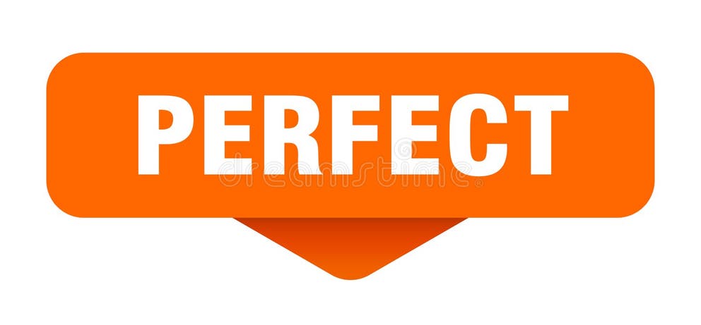 Perfect Sticker. Perfect Sign on Transparent Background Stock Vector ...