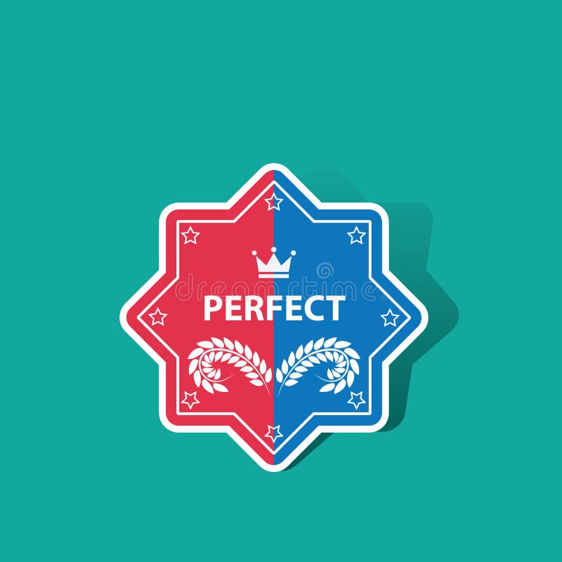 Perfect. Sticker for Social Media Content. Vector Hand Drawn ...
