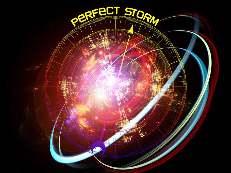 Perfect storm stock illustration. Illustration of storm - 4976252