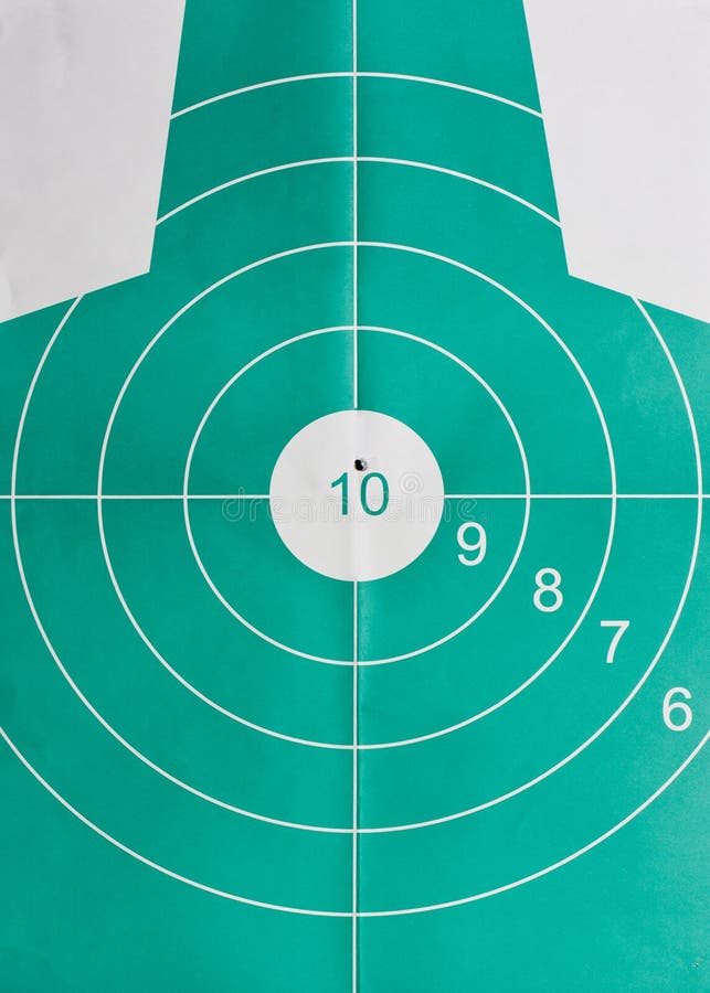 Perfect strike in bullseye stock photo. Image of shot - 14308182