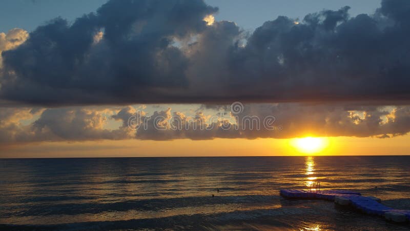 Perfect sunrise stock image. Image of clouds, mirror - 81699083