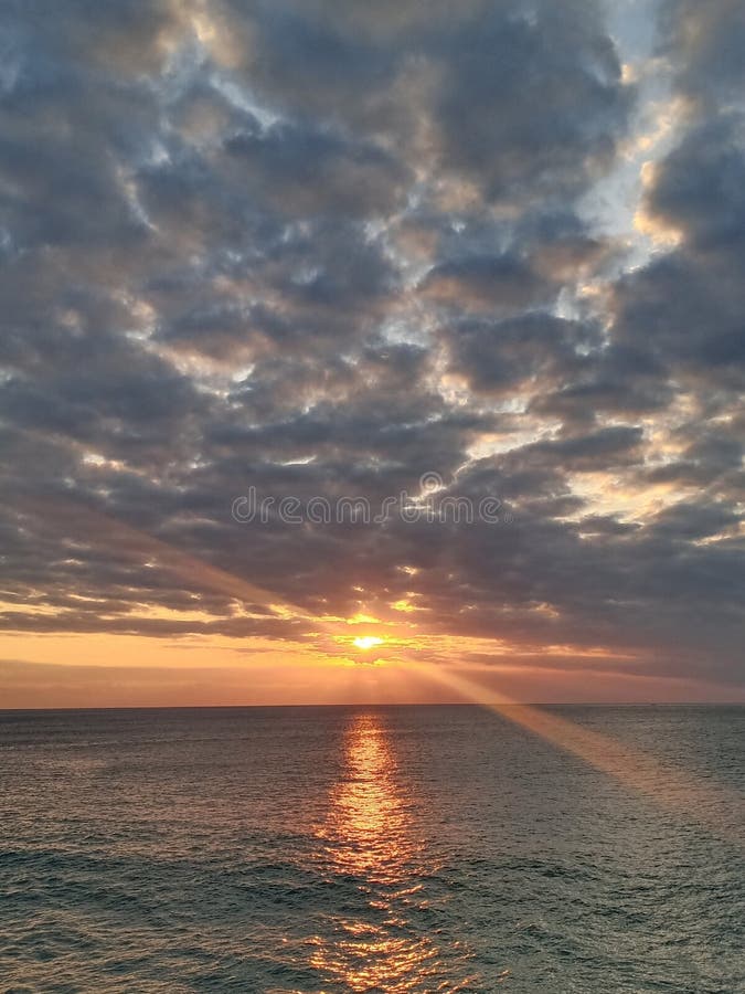 Perfect Sunset in Beach Club Stock Photo - Image of perfect, club ...