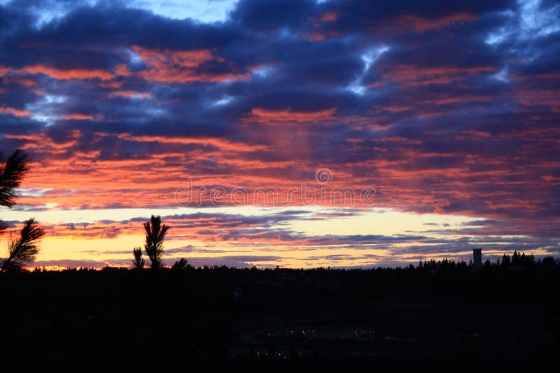 Perfect sunset stock image. Image of peace, mixed, spring - 57184299