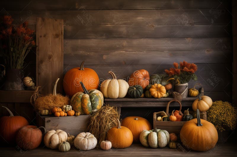 Perfect for Thanksgiving, this Rustic Fall Pumpkin Display. from ...