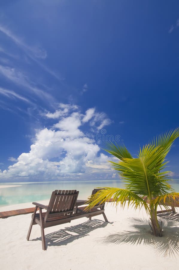 Perfect Tropical Island Relaxation. Stock Photo - Image of ocean ...