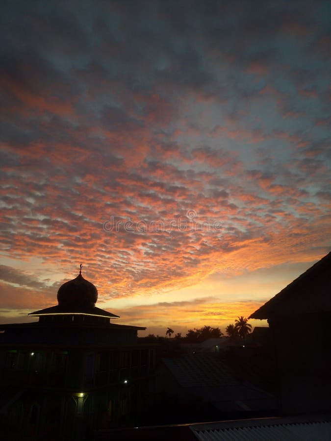 A perfect twilight view stock image. Image of panorama - 261595803