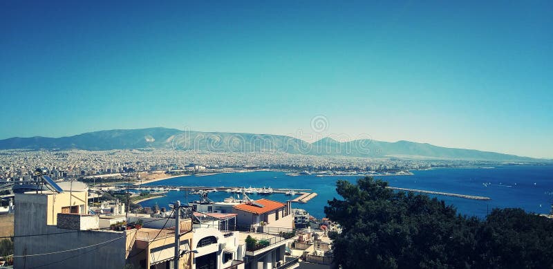 Perfect View Athens stock image. Image of athens, faliro - 157339667