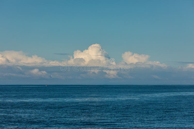 Perfect View of Sky and Water of Ocean Stock Image - Image of indian ...