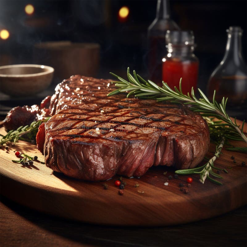 Perfect wagyu steak stock illustration. Illustration of angus - 282779173