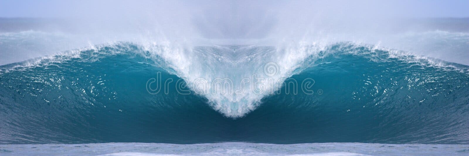 Split Ocean Wave Background Isolated, Sea Stock Photo - Image of ...