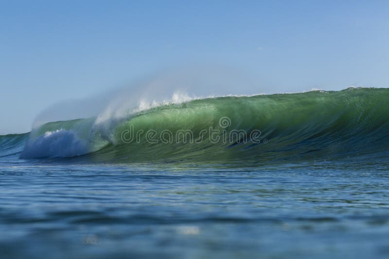 The perfect wave stock photo. Image of hollow, surfing - 76309692
