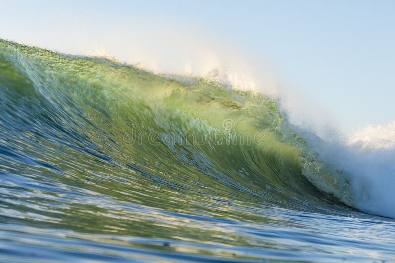 The perfect wave stock photo. Image of coast, ocean, hollow - 76309762