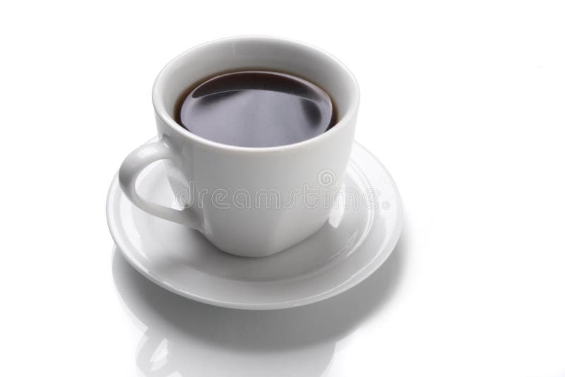 Perfect white coffee cup stock photo. Image of morning - 10643452