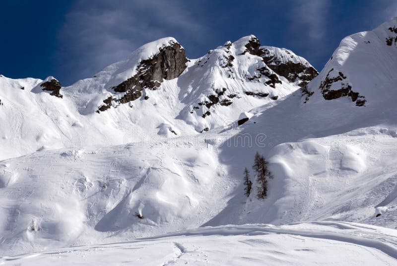 Perfect winter day stock photo. Image of italy, blue, alpine - 8617050