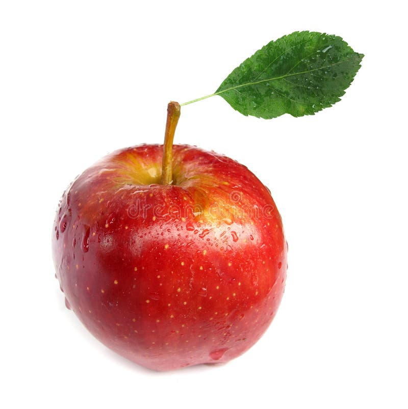 Bruisend Rood - Heerlijke Appel Stock Afbeelding - Image of fruit ...