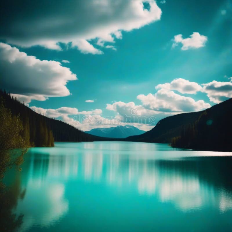 The Perfection of the Landscape: Vitality. Cinematic Style Stock ...