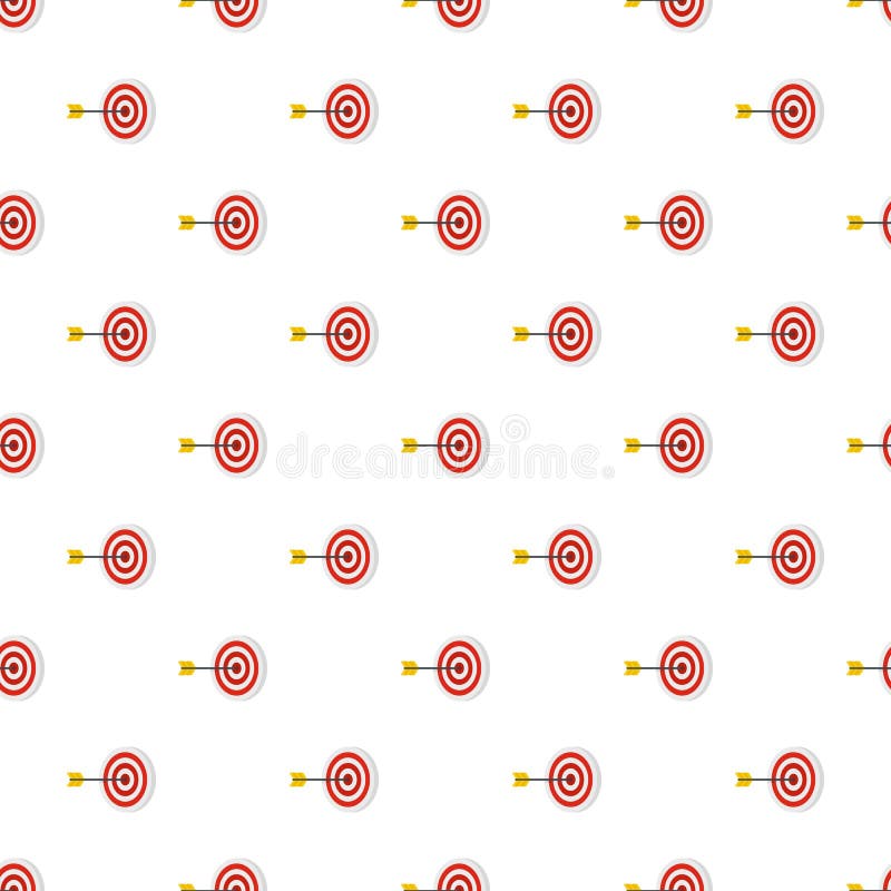 Perfection Target Pattern Seamless Vector Stock Vector - Illustration ...