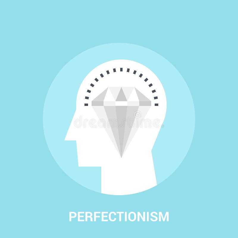 Perfectionism icon concept stock vector. Illustration of communication ...