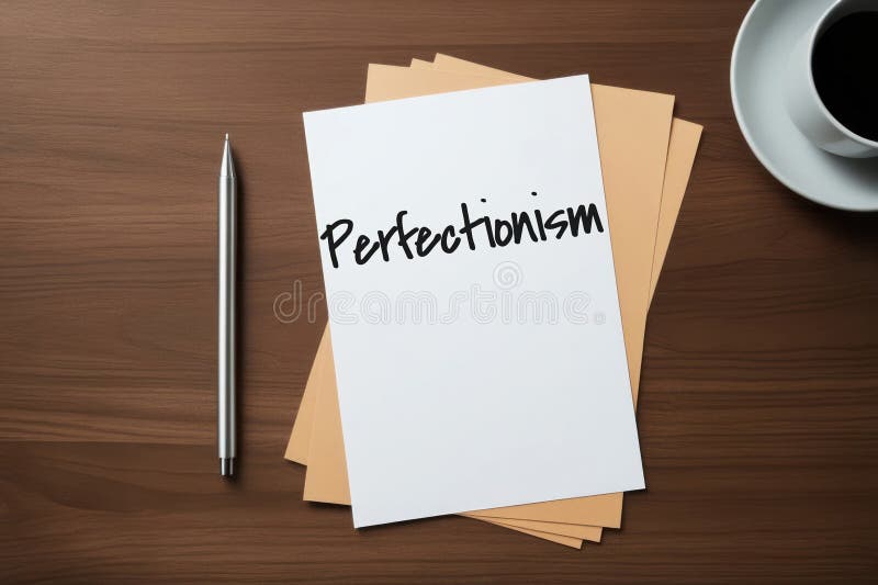 Perfectionism Inscription Stock Illustrations – 7 Perfectionism ...