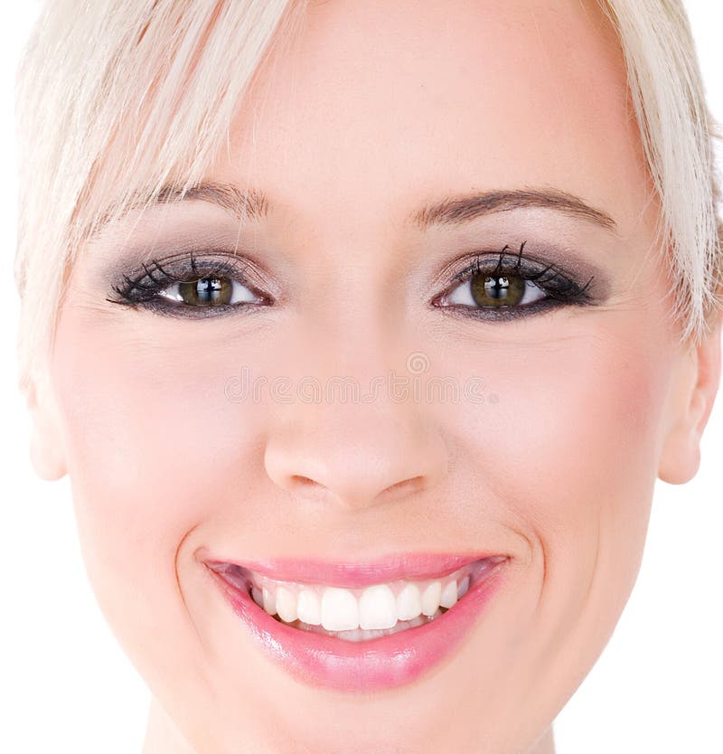 Perfectionnez le sourire image stock. Image du femelles - 3864729